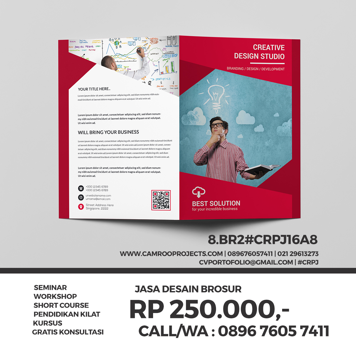 jasa desain brosur flyer wilayah bekasi – Camroo Projects