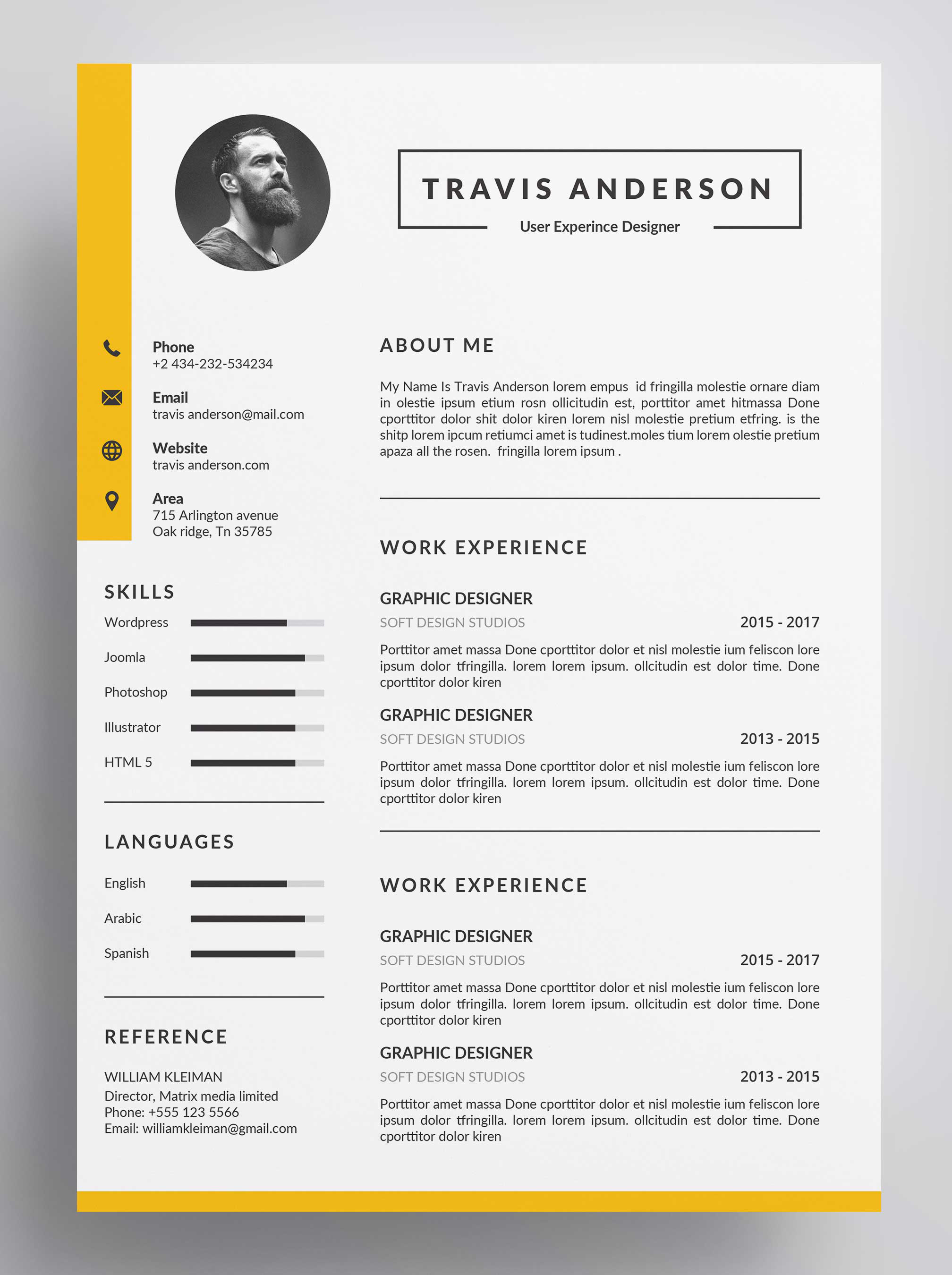 CV/Resume – Camroo Projects